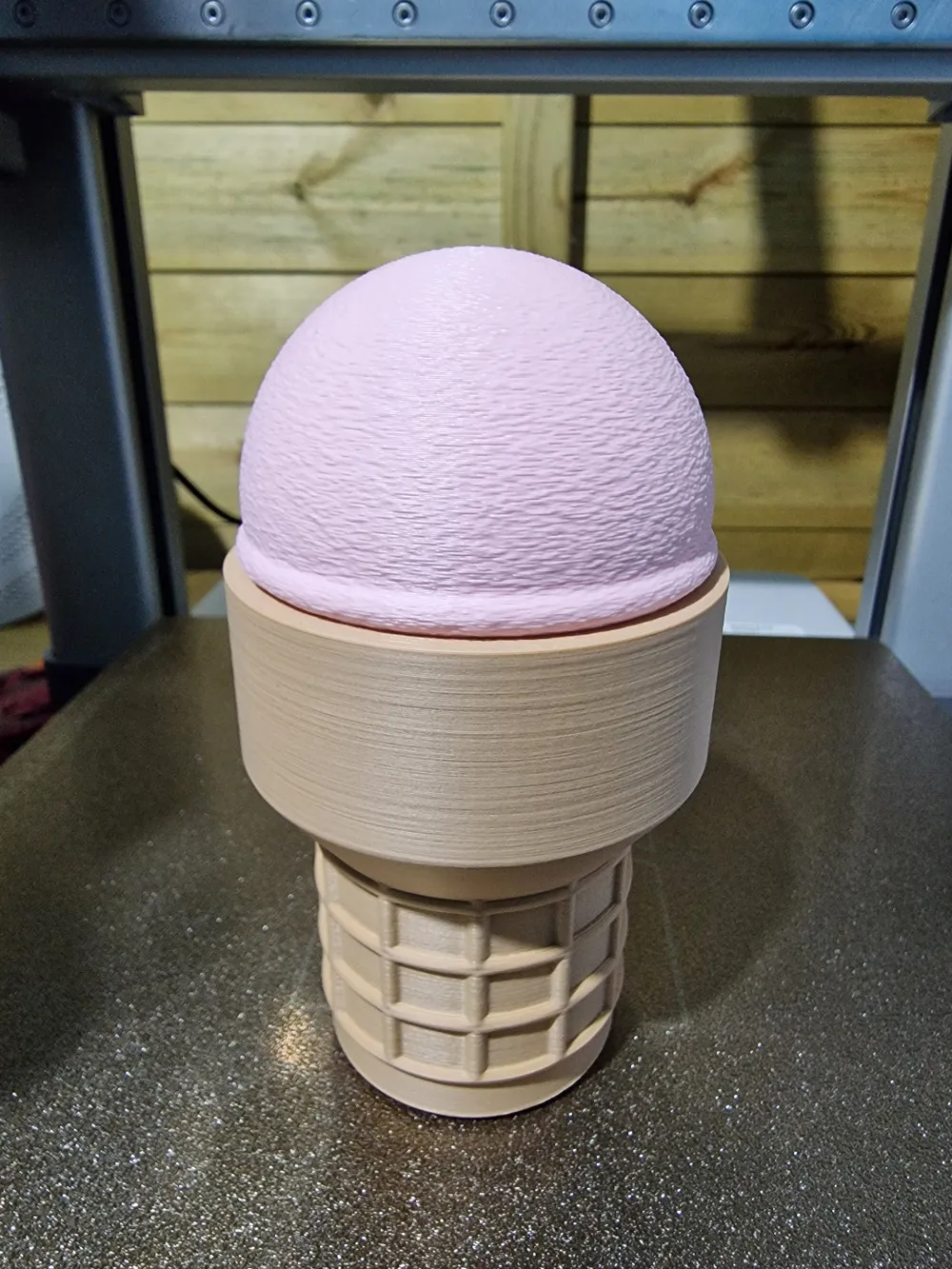Swirly Ice Cream Cone Container - Free 3D Print Model - MakerWorld
