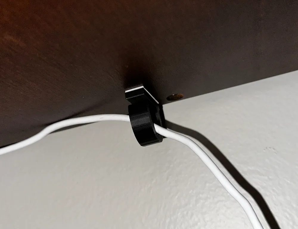Under Desk Cable Clip by SD Studios - MakerWorld