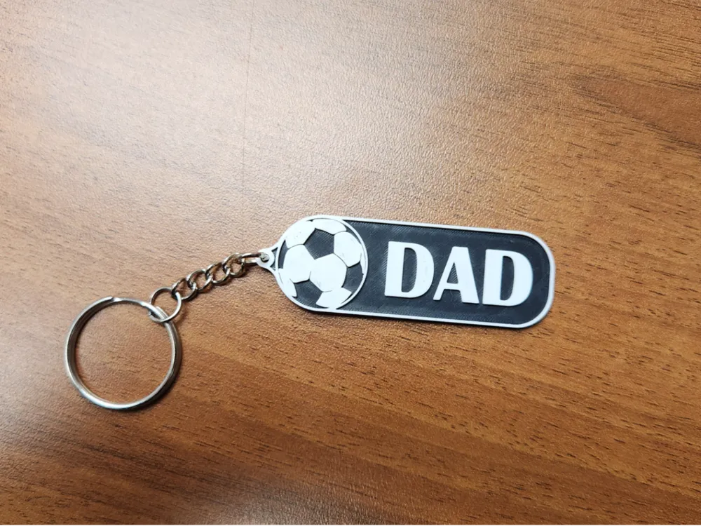 Soccer Mom/Soccer Dad Keychains - Free 3D Print Model - MakerWorld