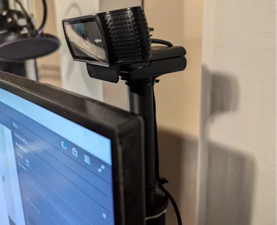 Logitech C920 Webcam Mount for VIVO Monitor Mount by buskin MakerWorld ...