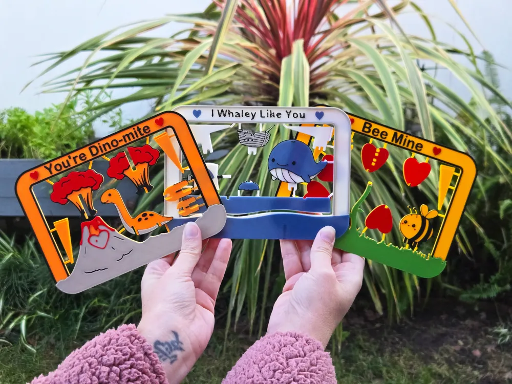 Adorable Valentine's Animal Kit Cards - Free 3D Print Model - MakerWorld