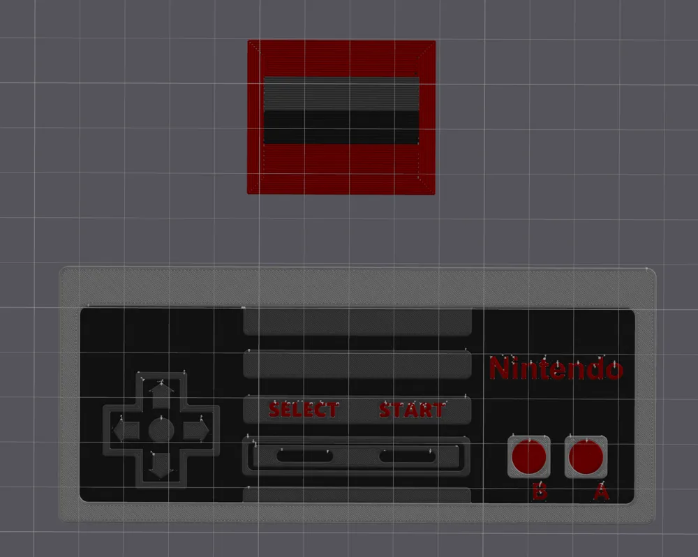 NES Controller box top (FLUSH) Remixed by Fat Tony - MakerWorld