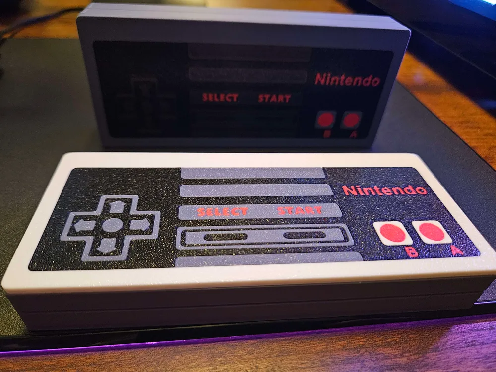 NES Controller box top (FLUSH) Remixed by Fat Tony - MakerWorld