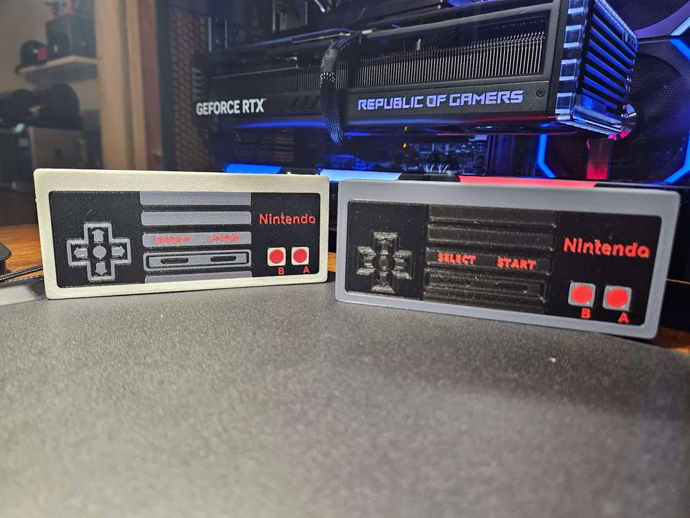 NES Controller box top (FLUSH) Remixed by Fat Tony - MakerWorld