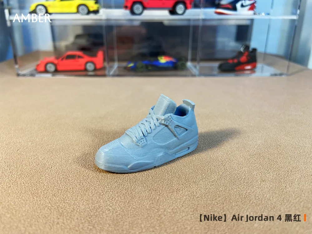 【NIKE】Nike Air Jordan 4 Retro Black/Red Key Chain - Free 3D Print Model ...
