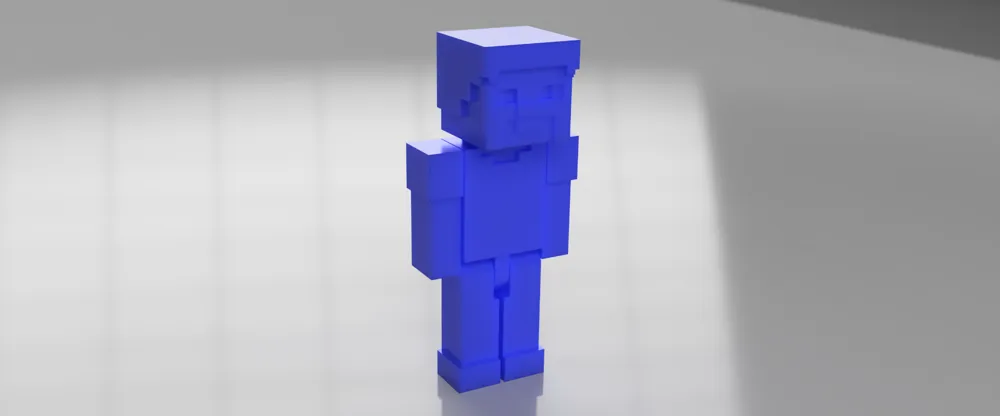 Fridge Magnet - Minecraft Mini Steve Adjustable by Zdenek - MakerWorld