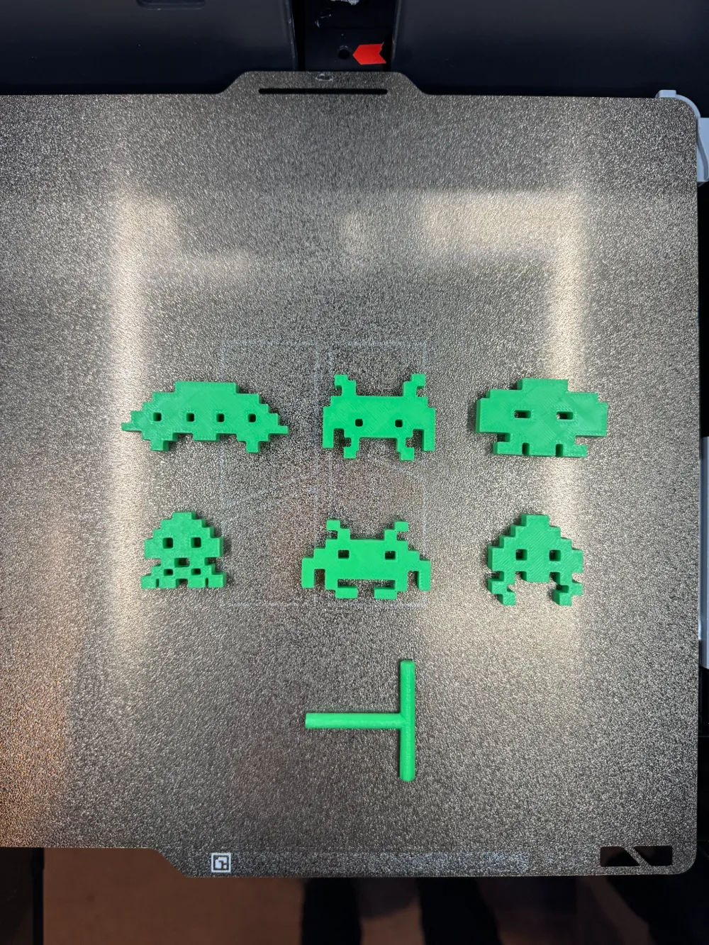 Space Invaders Drawstring beads by Denver - MakerWorld