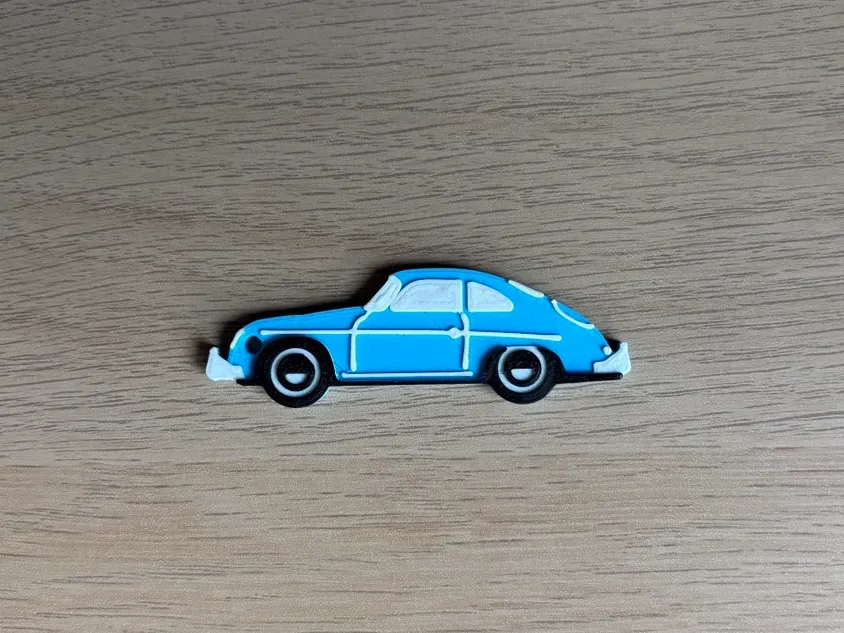 Retro Porsche 911 keychain - Free 3D Print Model - MakerWorld