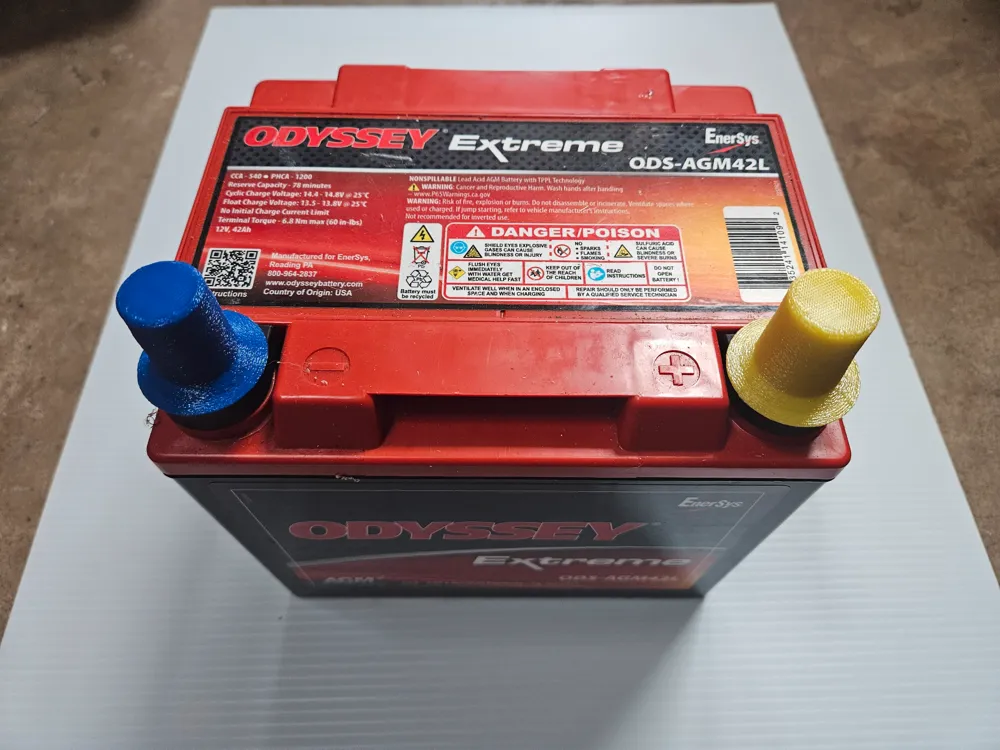 Battery Post Covers, Odyssey ODS-AGM42L (PC1200) by Wazmo MakerWorld ...