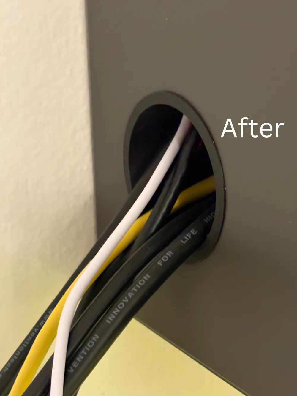 Tech Cabinet Cord Pass Through - Free 3D Print Model - MakerWorld