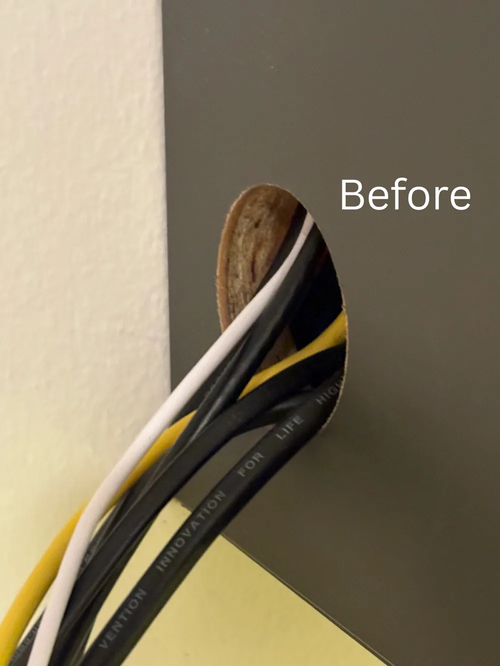 Tech Cabinet Cord Pass Through - Free 3D Print Model - MakerWorld