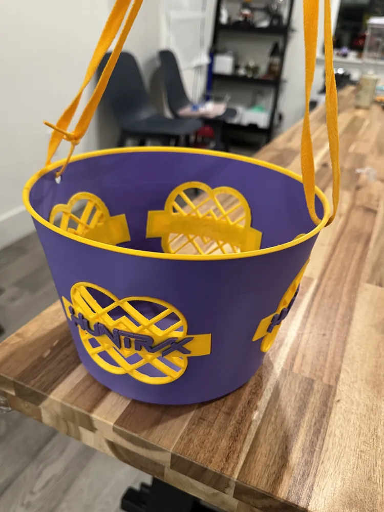 Kpop Demon Hunters Huntrix Halloween Candy Basket - Free 3D Print Model ...