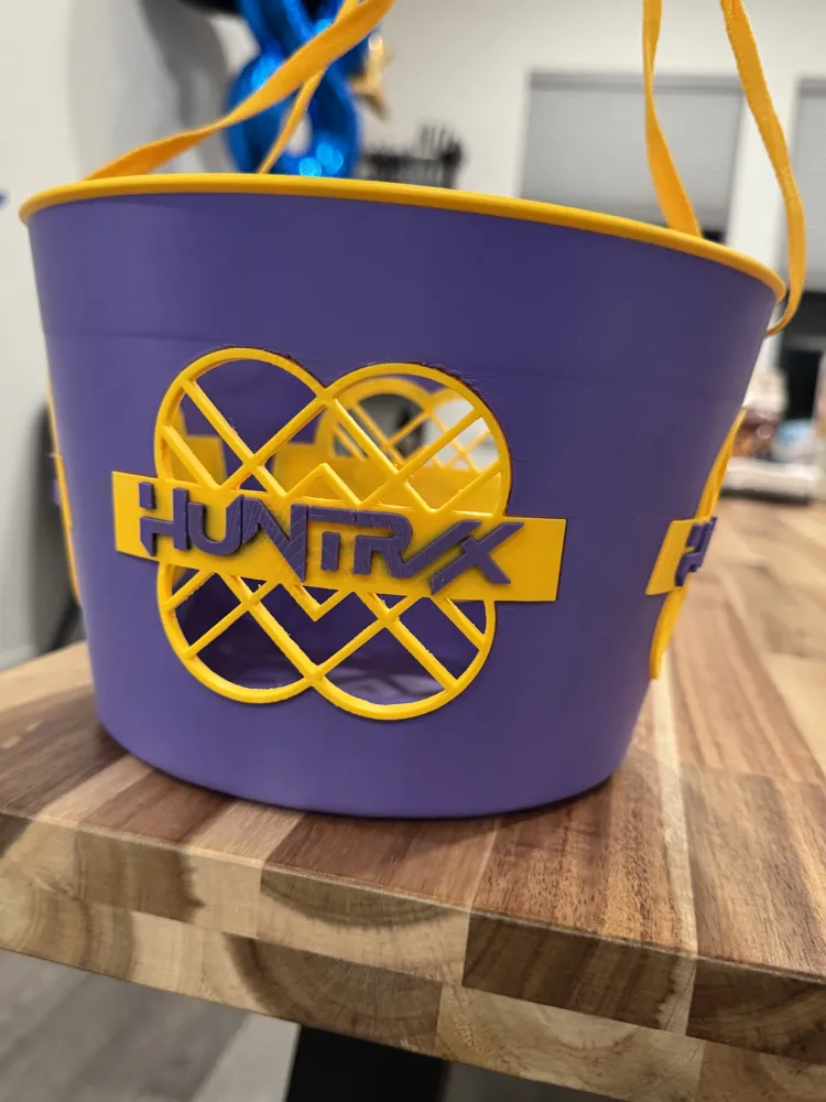 Kpop Demon Hunters Huntrix Halloween Candy Basket - Free 3D Print Model ...