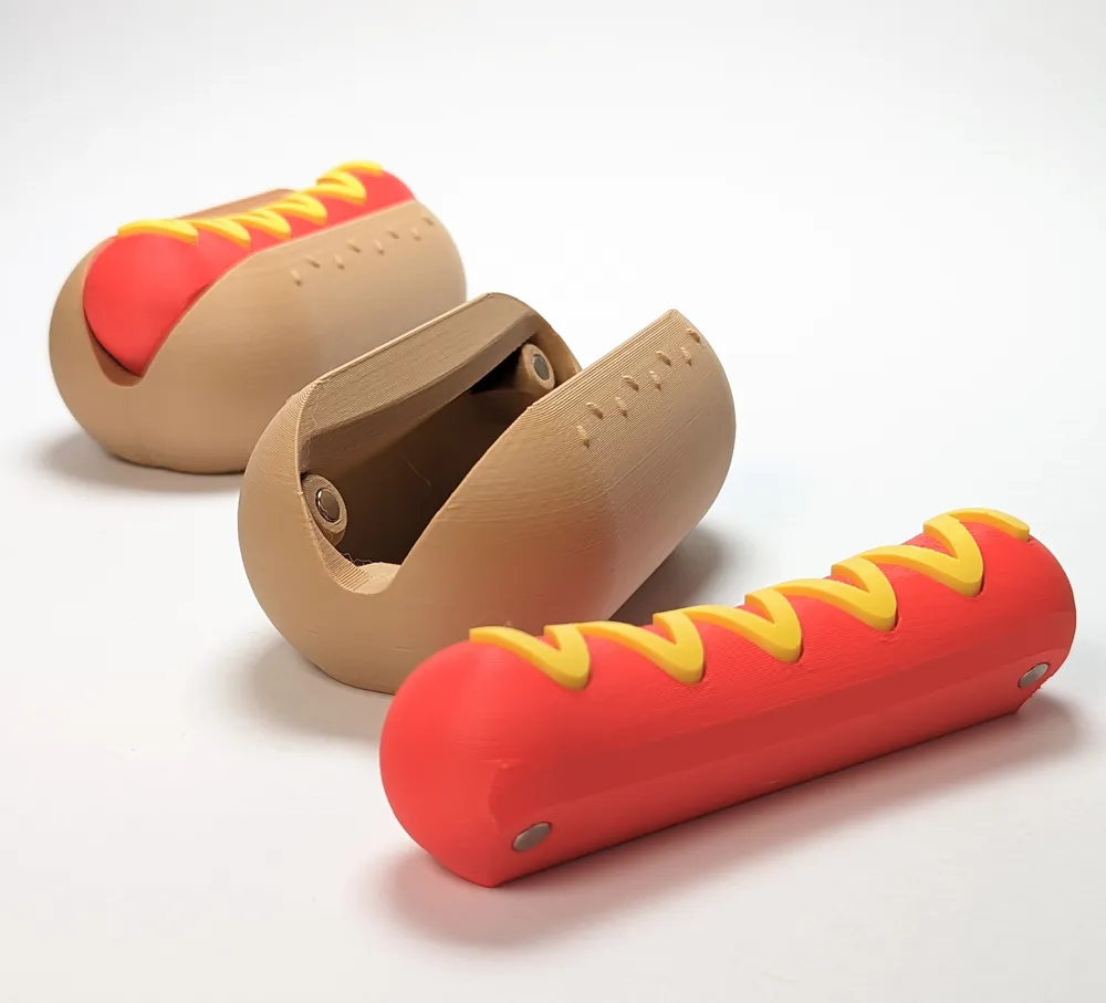 Hot dog container - Free 3D Print Model - MakerWorld