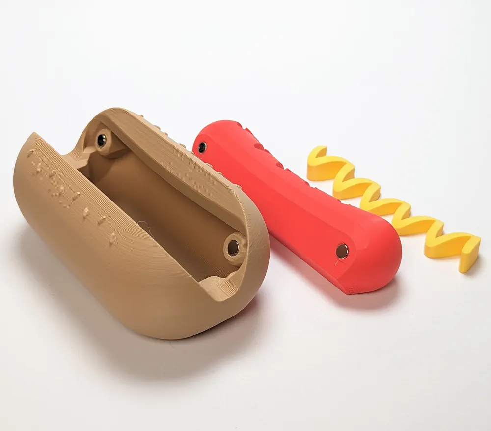 Hot dog container by AW_3DP_Project MakerWorld: Download Free 3D Models