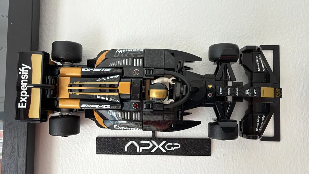 LEGO F1 Speed Bricks Wall Bracket - Free 3D Print Model - MakerWorld
