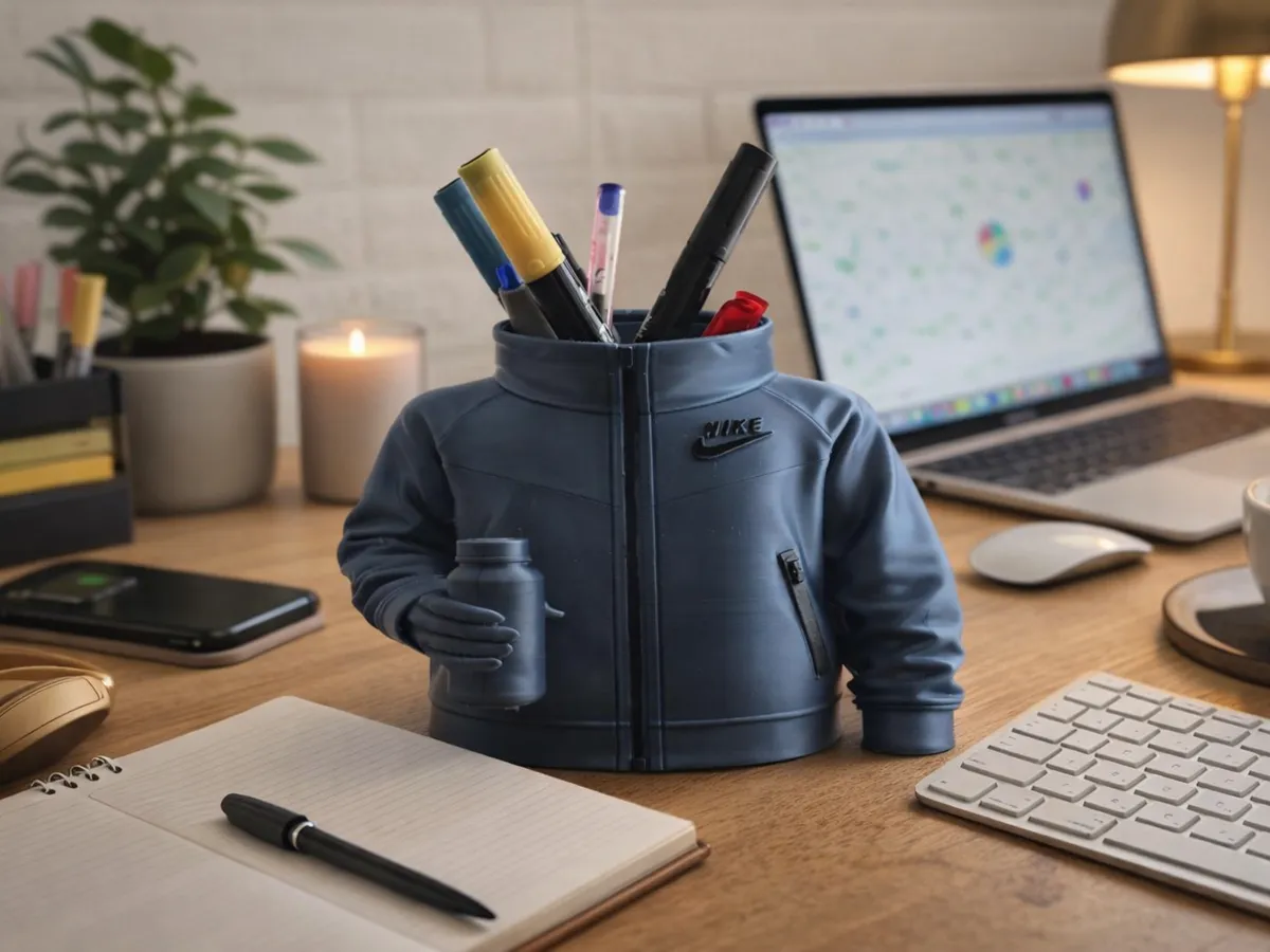 Nike Tech Fleece 笔筒 - 免费 3D 打印模型 - MakerWorld