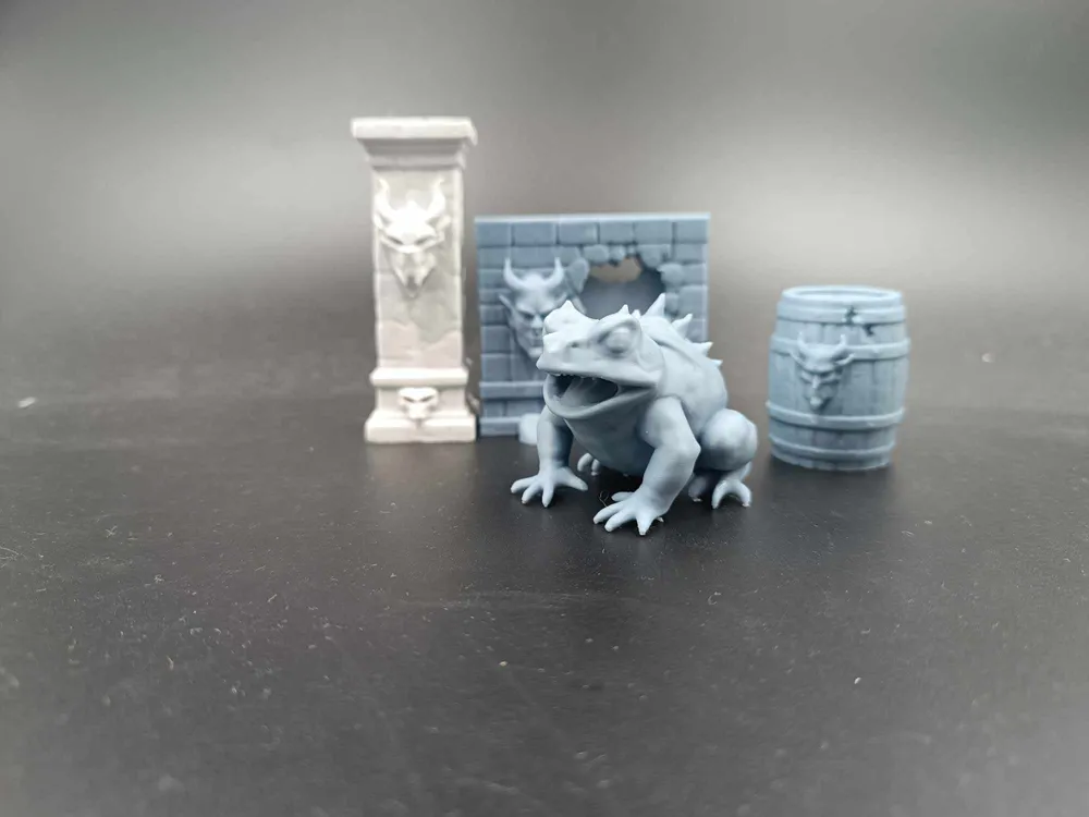 DnD RPG Miniature Dungeons - Demon Frog by drakeforge3d MakerWorld ...