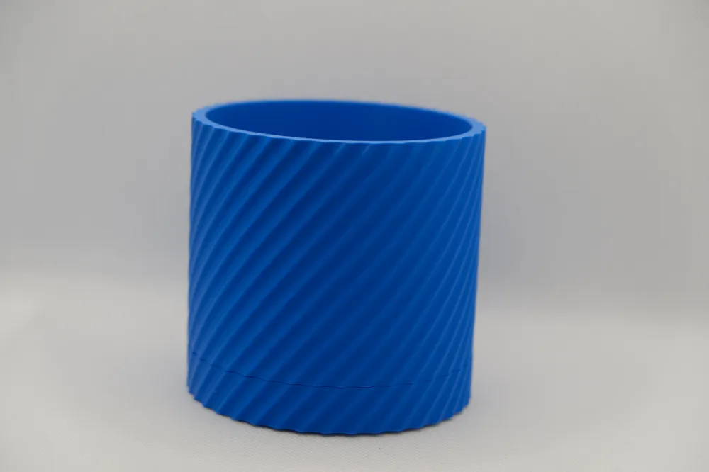 Plant Pot With Integrated Drainage and Drip Tray - Free 3D Print Model ...