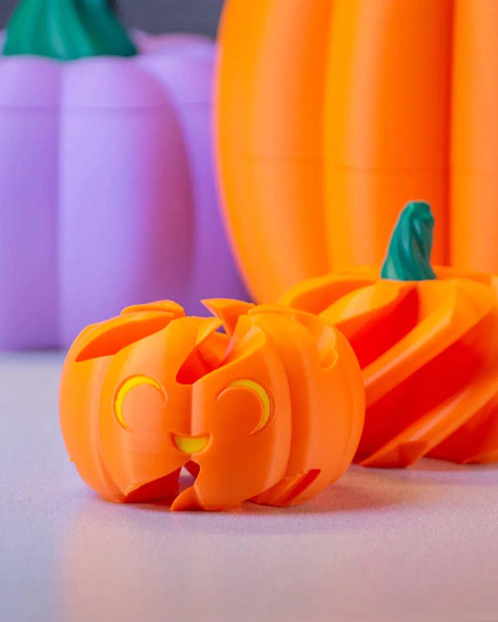 Spiral Pumpkin Puzzle - Free 3D Print Model - MakerWorld