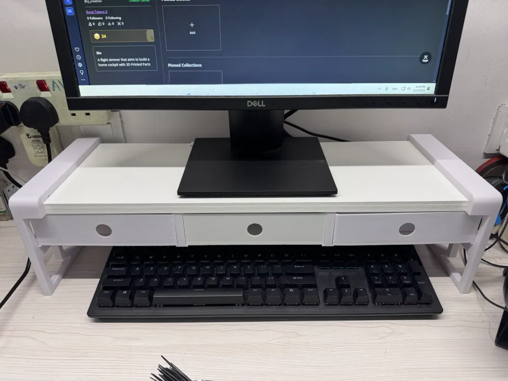 IKEA BURHULT Monitor Riser by CJ Creation - MakerWorld