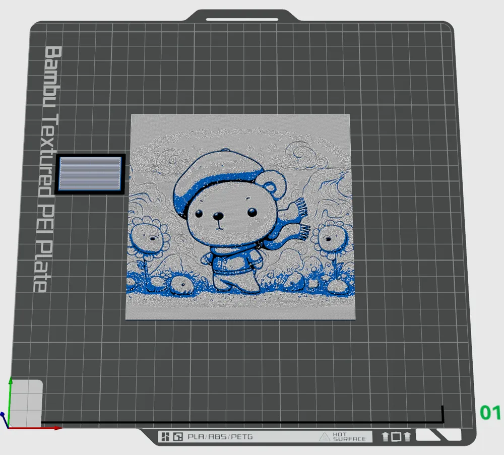 Bear Mii (HueForge) by mail.iou - MakerWorld