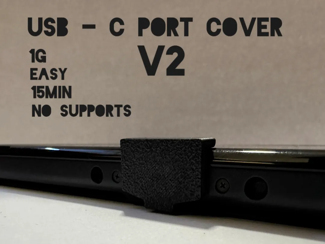Nintendo Switch USB -C Port Cover V2 - Free 3D Print Model - MakerWorld