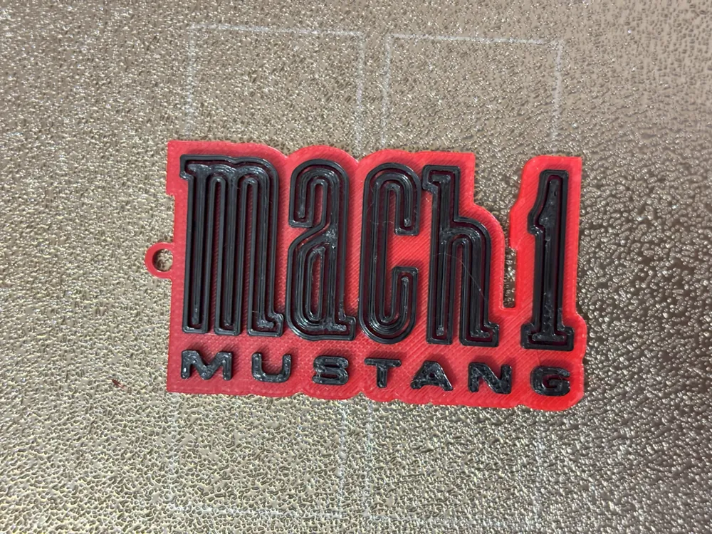 Mustang Keychain by PixelZoe MakerWorld: Download Free 3D Models
