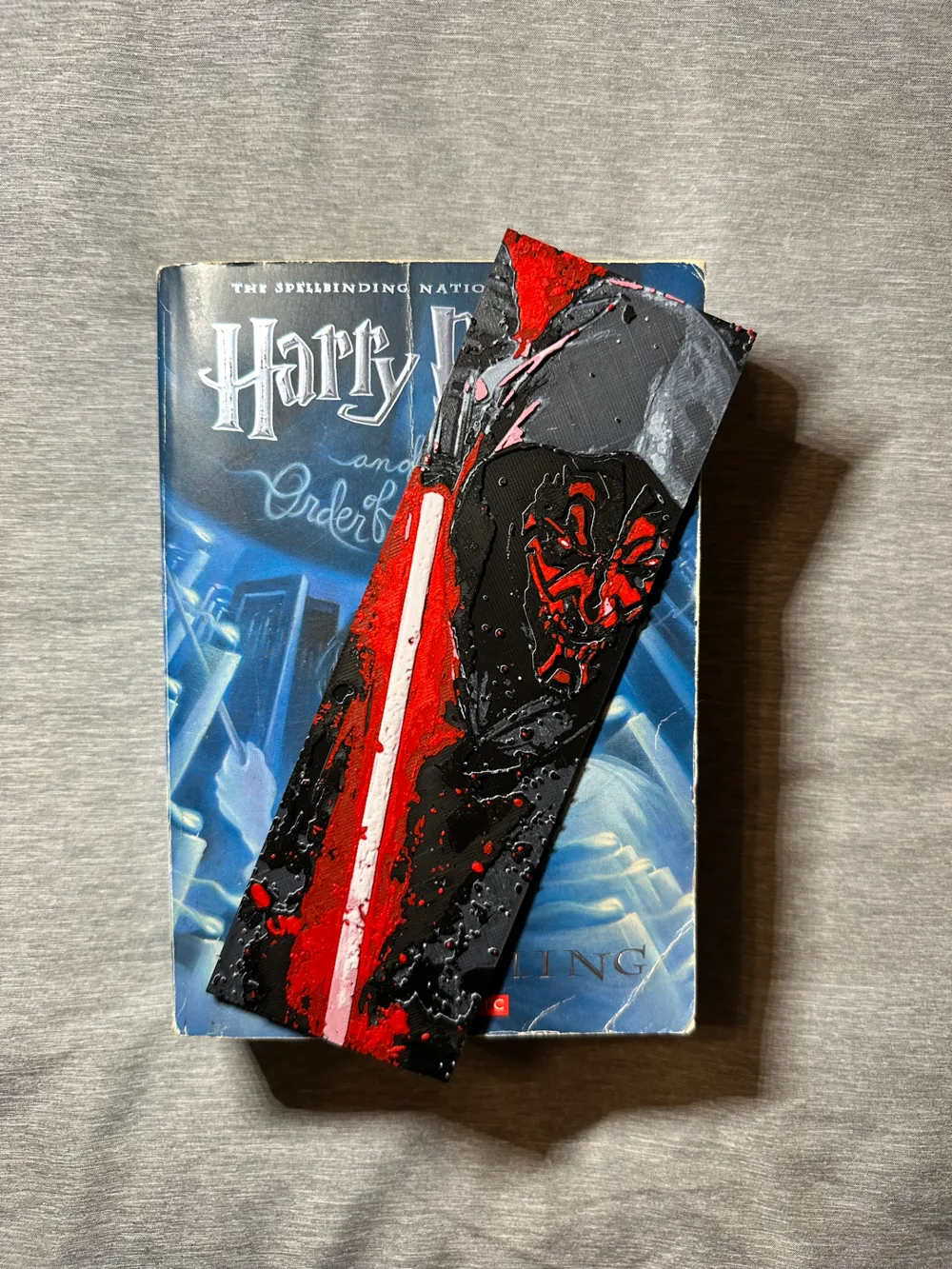Darth Maul Hueforge Bookmark - 2 sizes by Hey Ben - MakerWorld