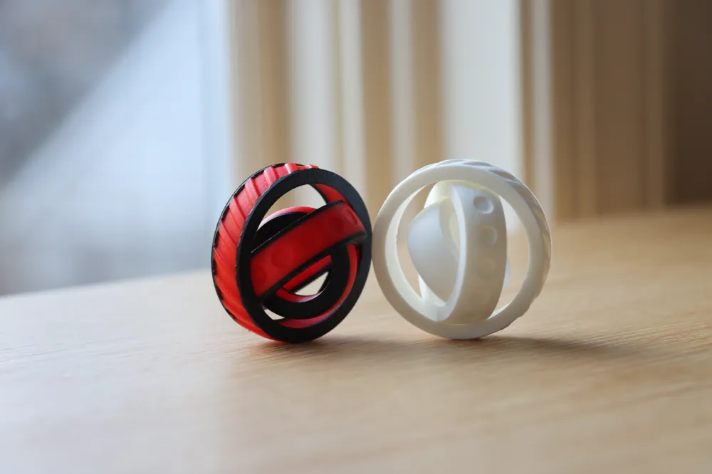 Gyro Rings Fidget Toy (Improved) by ben_prints MakerWorld: Download ...
