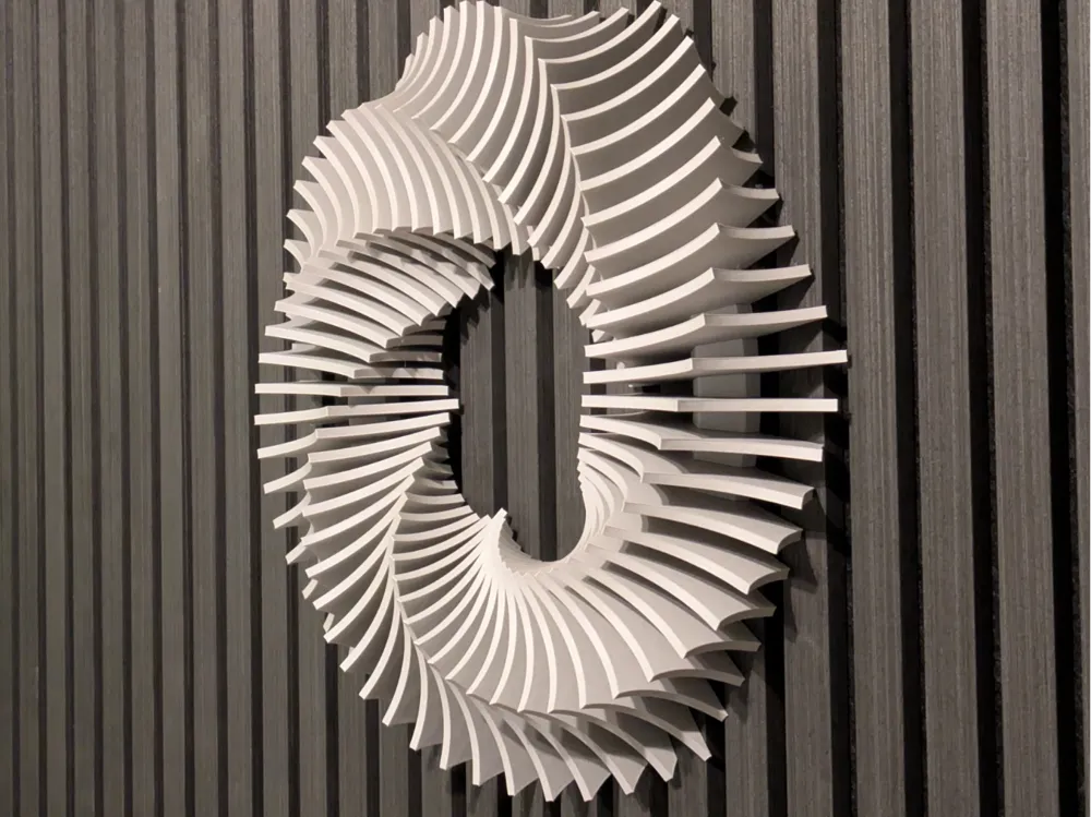 "Liminal Ring" - Parametric Wall Sculpture by 3dprintedartuk MakerWorld ...
