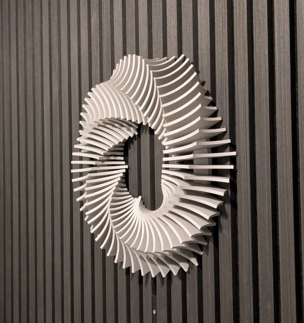 "Liminal Ring" - Parametric Wall Sculpture by 3dprintedartuk MakerWorld ...