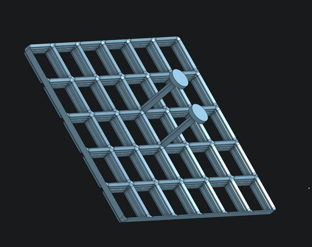Stackable Gridfinity base with handle Remixed by Jufy111 - MakerWorld