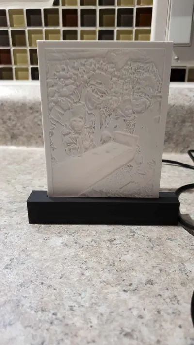 Lithophane Stand by Tipicard - MakerWorld