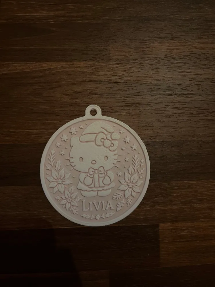 Christmas decoration Hello kitty - Free 3D Print Model - MakerWorld