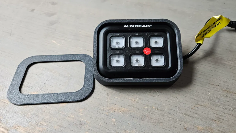 Auxbeam 6 Gang Switch Mount Ford F150 F250 F350 - Free 3D Print Model ...