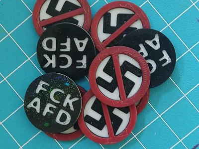 FCK AFD Sign by KeinPlan - MakerWorld