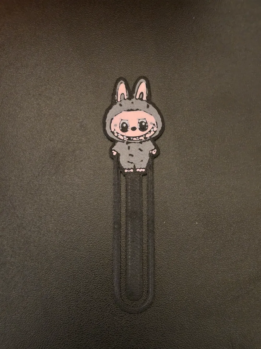 Labubu and the Grey Monster Bookmark Cute Girl by Frankie - MakerWorld