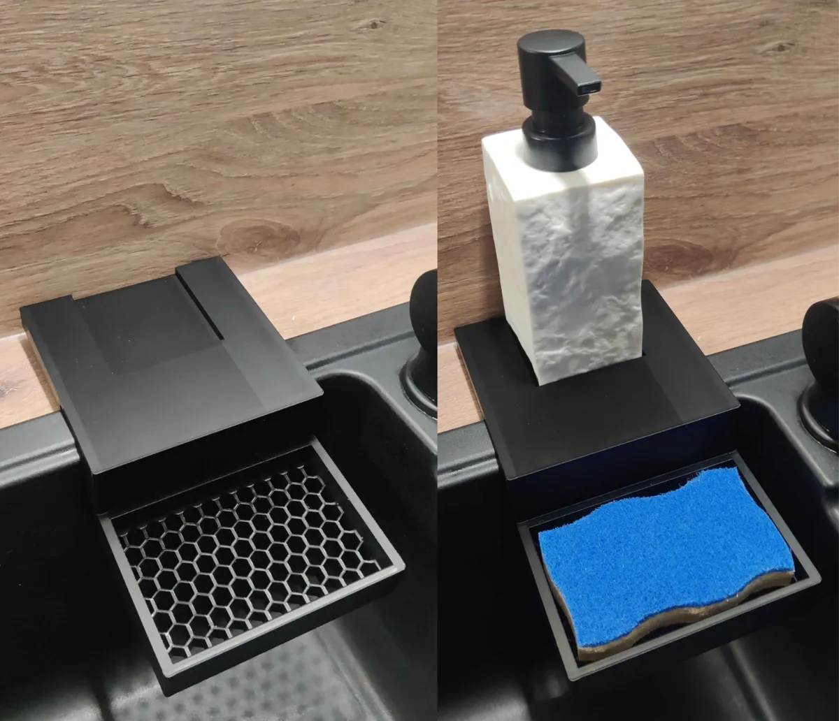 Kitchen Sponge Holder - Free 3D Print Model - MakerWorld