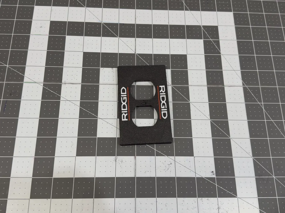 Ridgid Light Switch Plate Set - Free 3D Print Model - MakerWorld