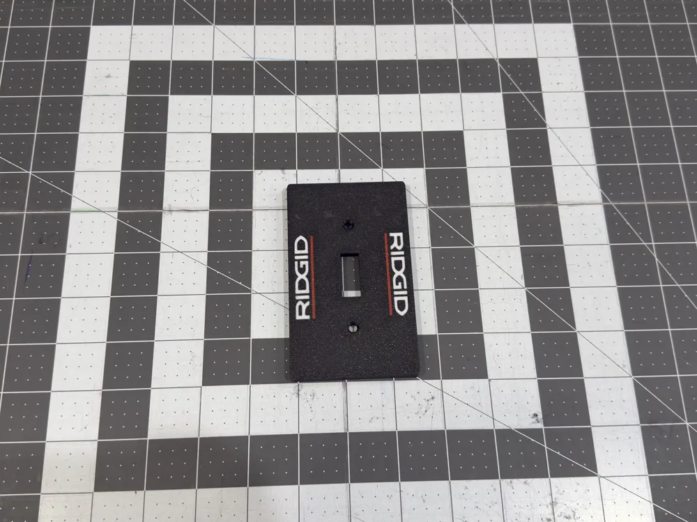 Ridgid Light Switch Plate Set - Free 3D Print Model - MakerWorld