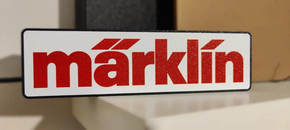 Märklin Logo Lightbox by KF Designs - MakerWorld