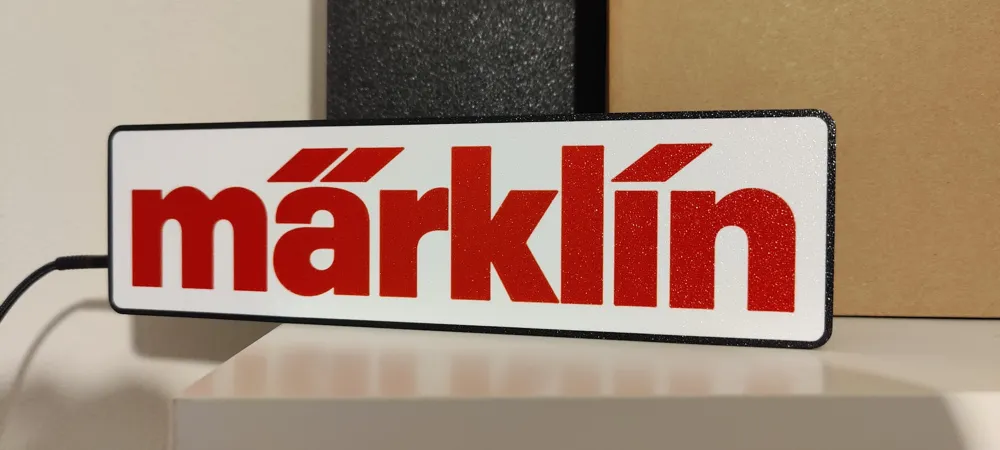 Märklin Logo Lightbox by KF Designs - MakerWorld