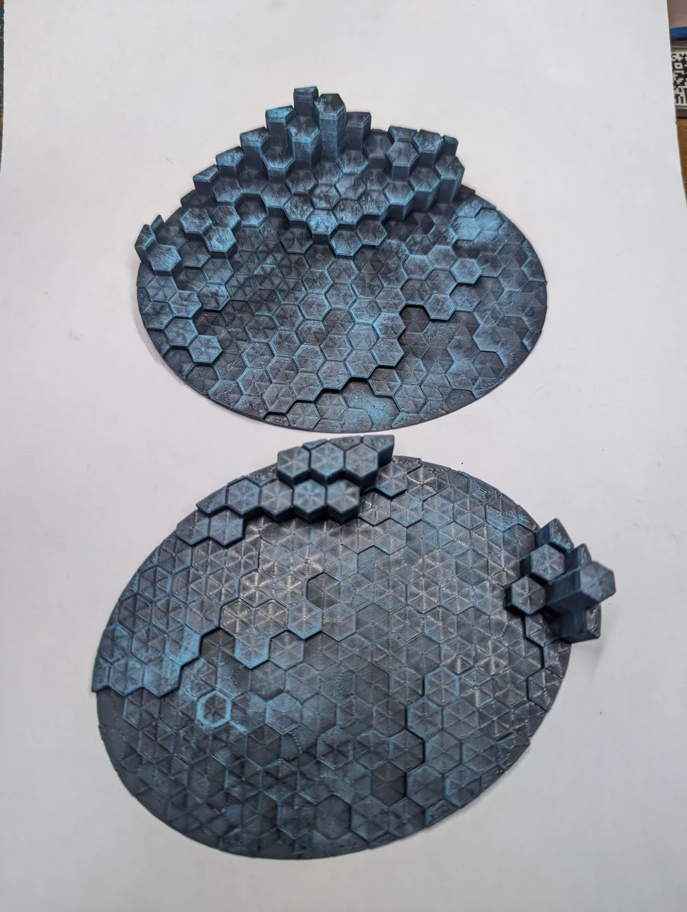 Base Topper oval - Basalt by DaChemika MakerWorld: Download Free 3D Models