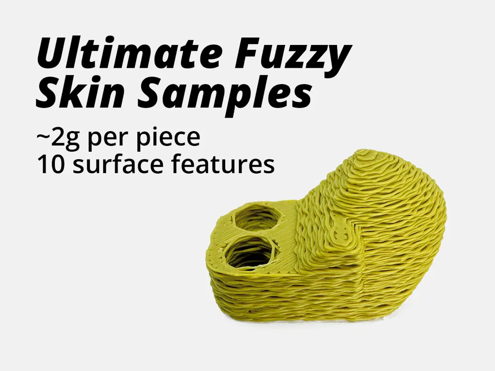 Ultimate Fuzzy Skin Sample Test by S&J Makes - MakerWorld