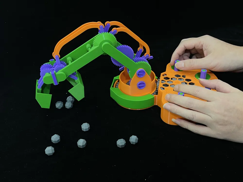 Mechanical Hand by SolidWorks魔方云学院 MakerWorld: Download Free 3D Models