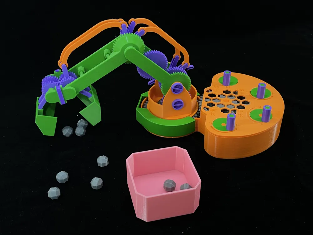 Mechanical Hand by SolidWorks魔方云学院 MakerWorld: Download Free 3D Models