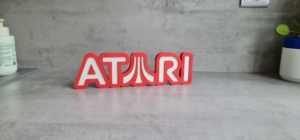 Atari Logo - Free 3D Print Model - MakerWorld
