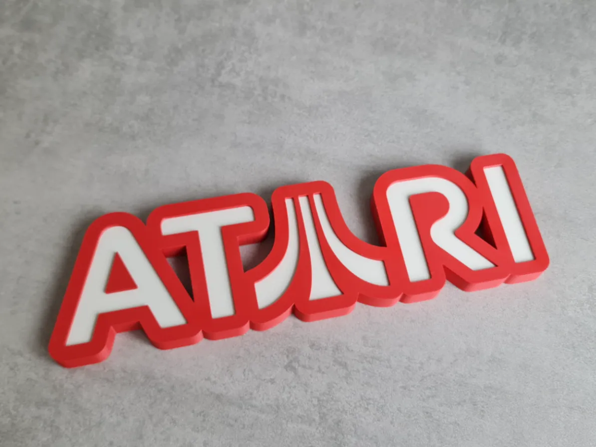 Atari Logo - Free 3D Print Model - MakerWorld