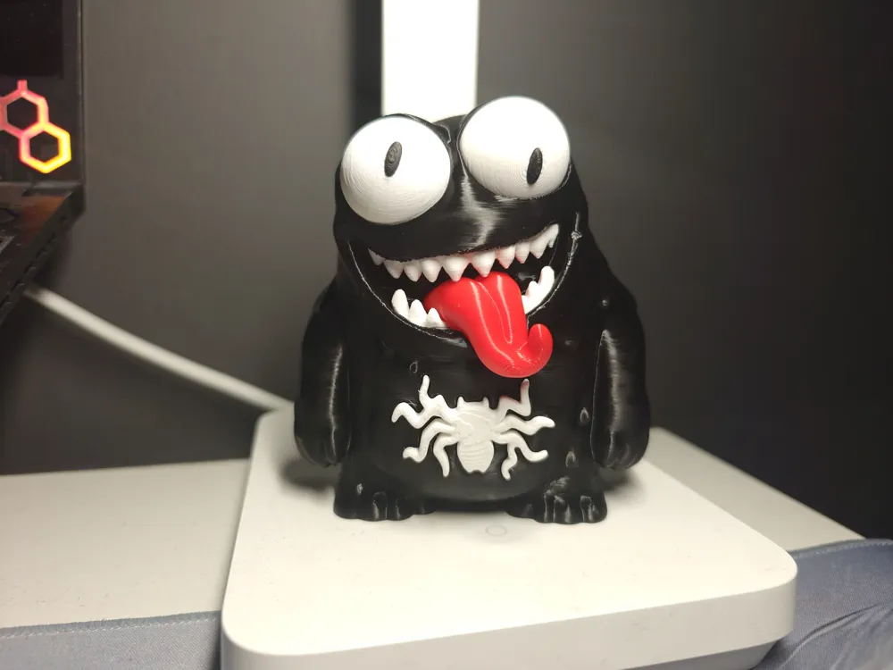 GOOFY SERIES – VENOM! Movable Eyes NOAMS - Free 3D Print Model - MakerWorld